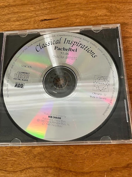 CD - Classical Inspirations: Pachelbel - Bob Chacra 1988 – Lafayette Mall